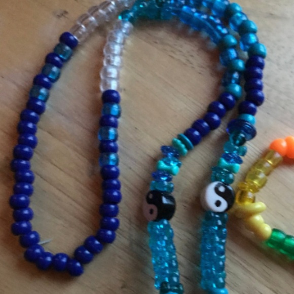 Jewelry | Mr Krabs Squidward Rave Kandi Perler Necklaces | Poshmark